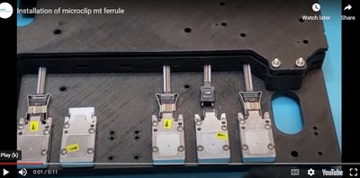 Smiths Interconnect - MicroClip MT ferrule