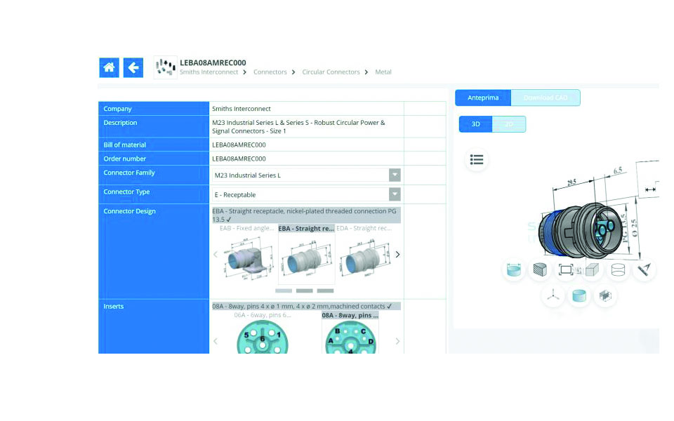 M23 Configurator Now Available | Smiths Interconnect